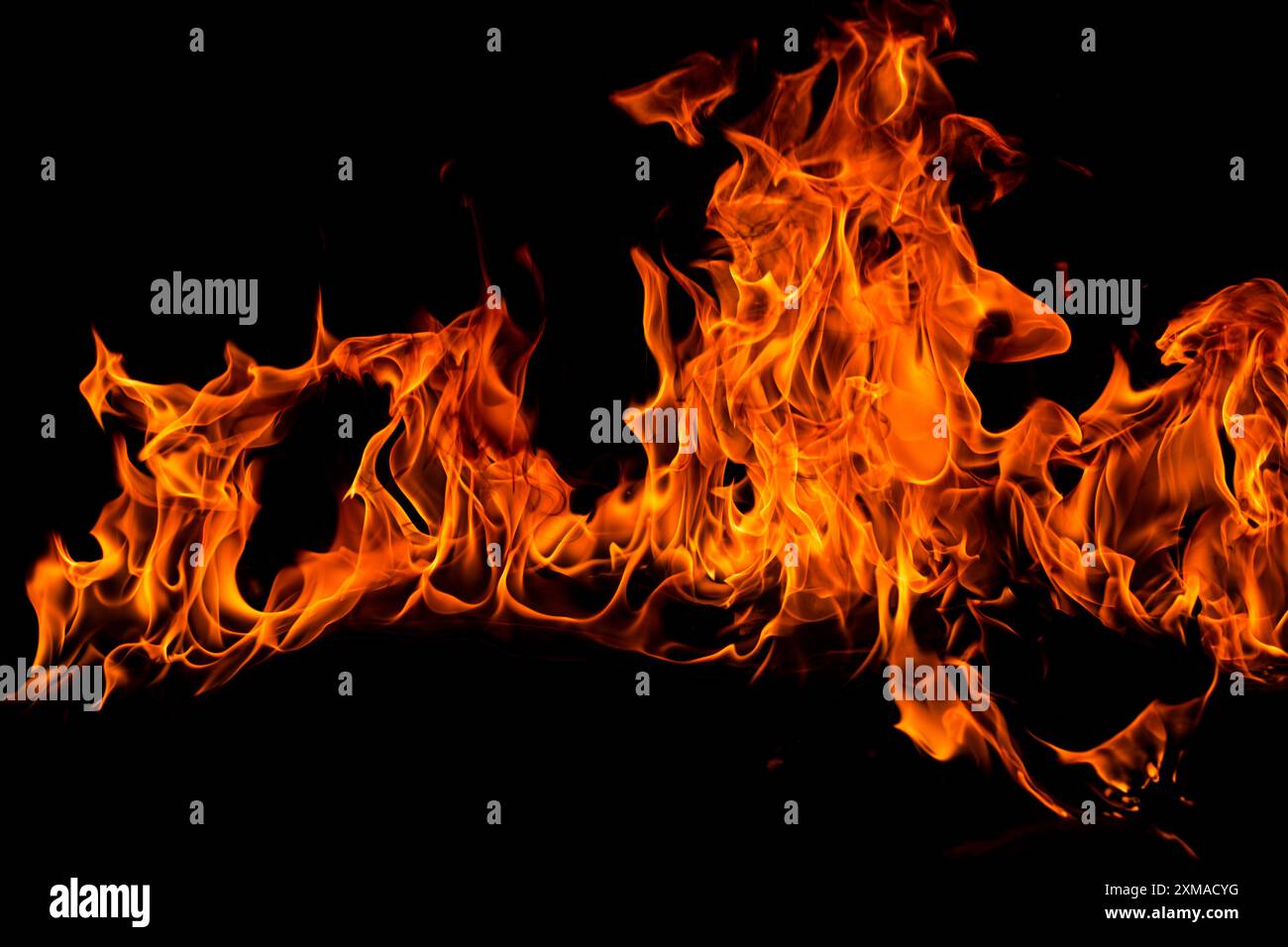 Fire flame texture for banner background. Burning fire lights. Burning ...