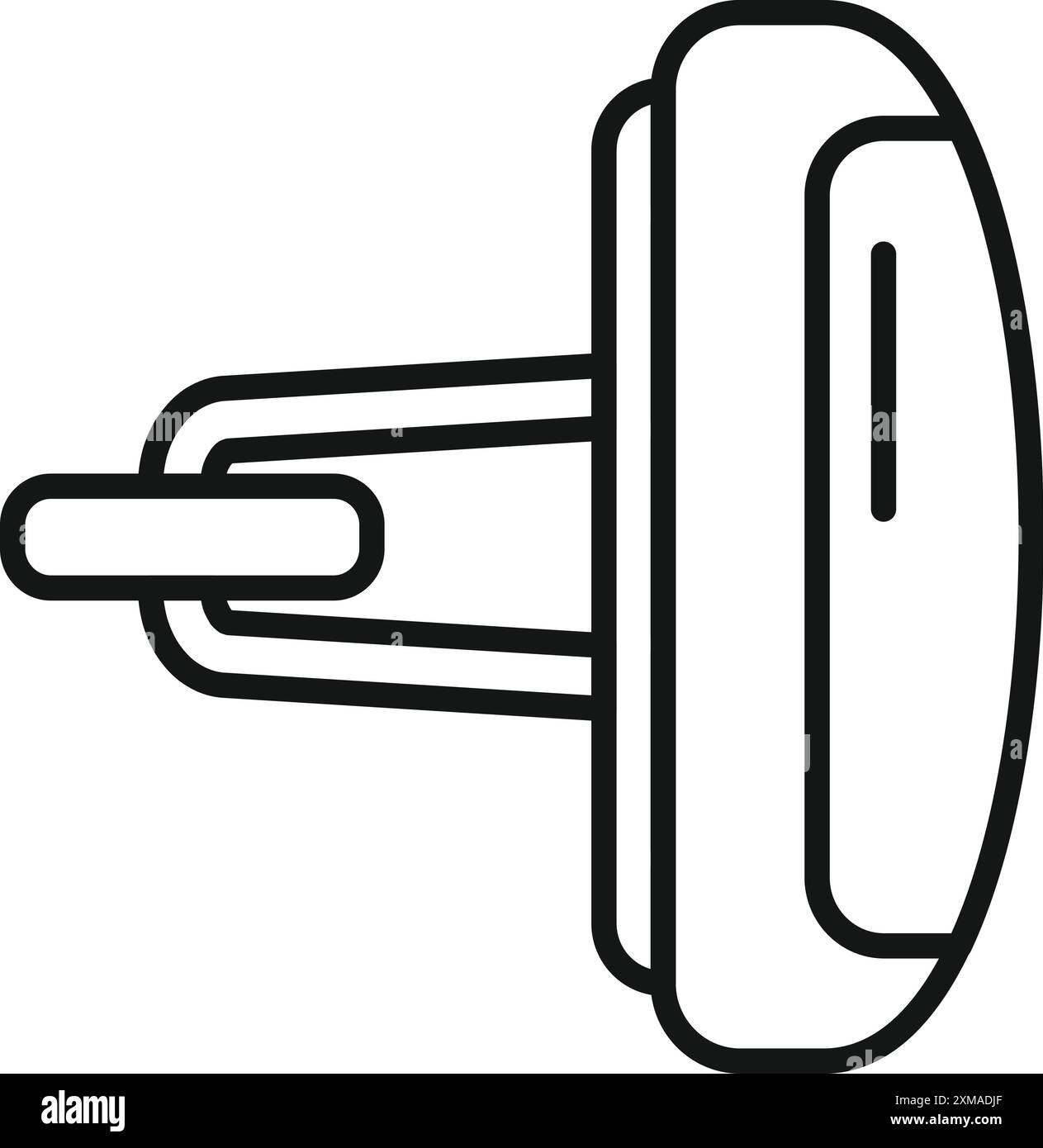 Line drawing of an electric scooter for rent, emphasizing sustainable ...