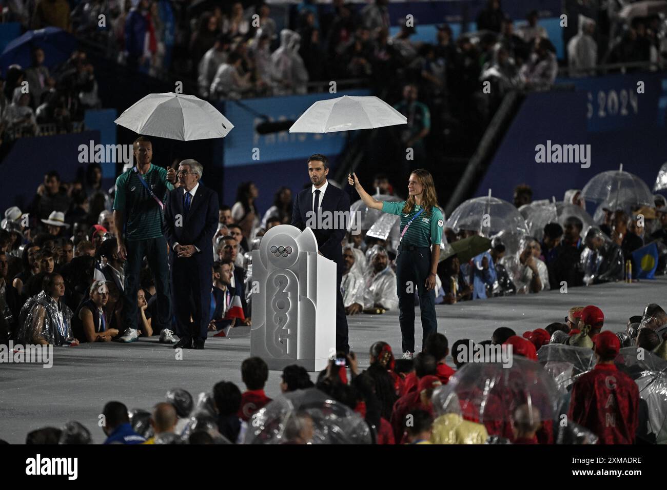 Paris, France. 26th July, 2024. Opening Ceremony 2024 Olympic summer ...