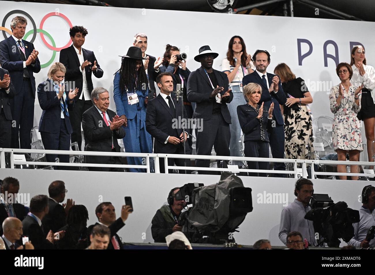 Paris, France. 26th July, 2024. Opening Ceremony 2024 Olympic summer ...