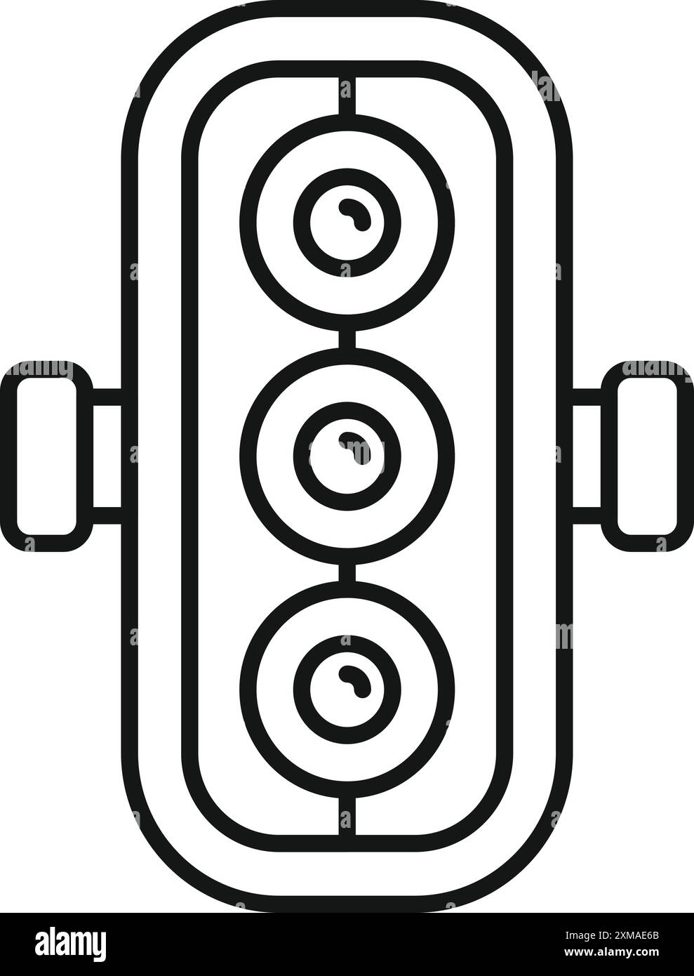 Camera lenses isolated Stock Vector Images - Alamy