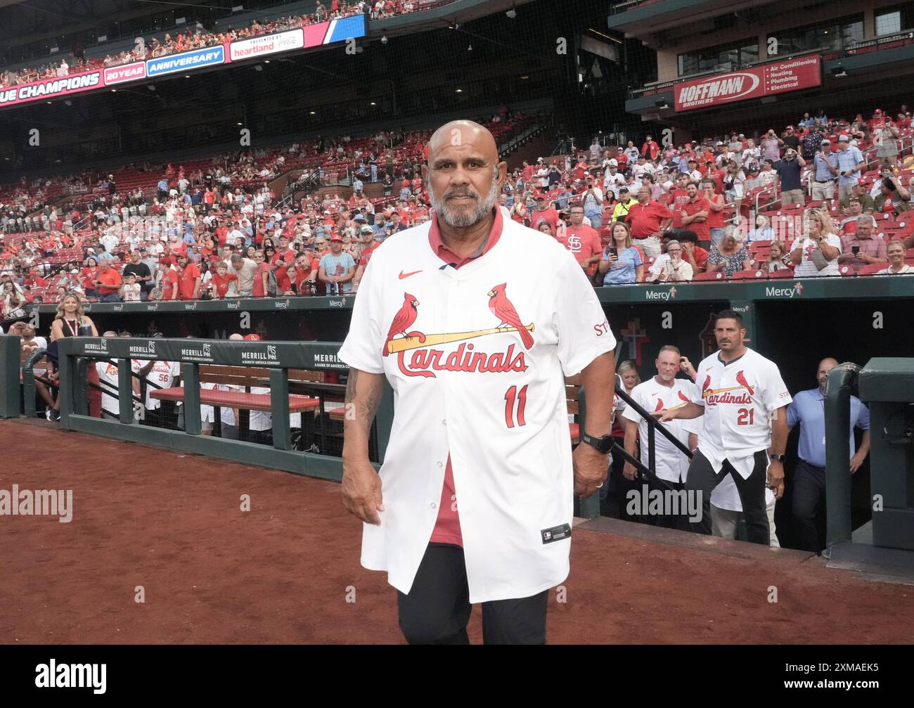 St. Louis, United States. 26th July, 2024. Former St. Louis Cardinals ...