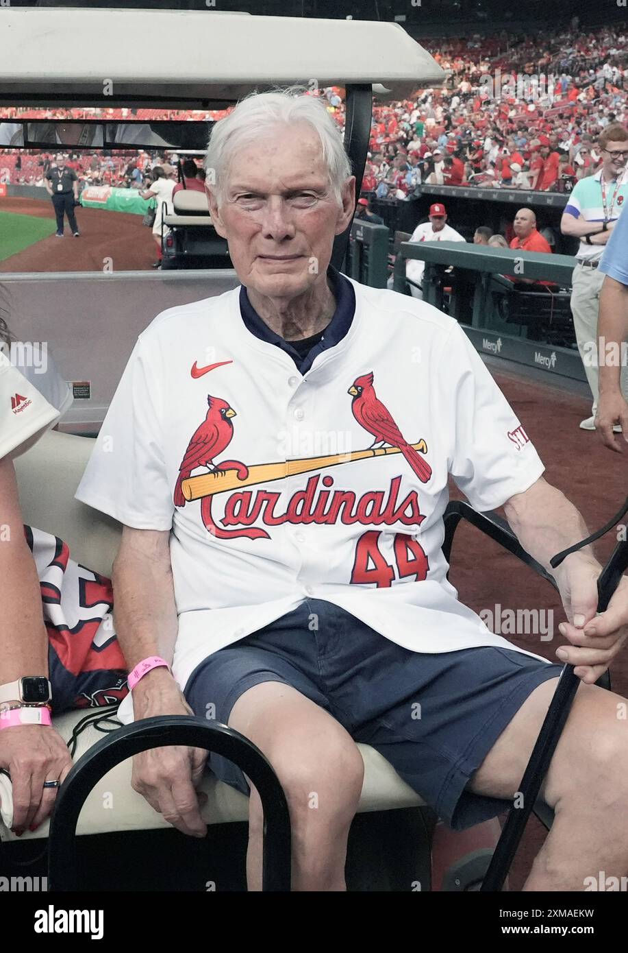 St. Louis, United States. 26th July, 2024. Former St. Louis Cardinals ...