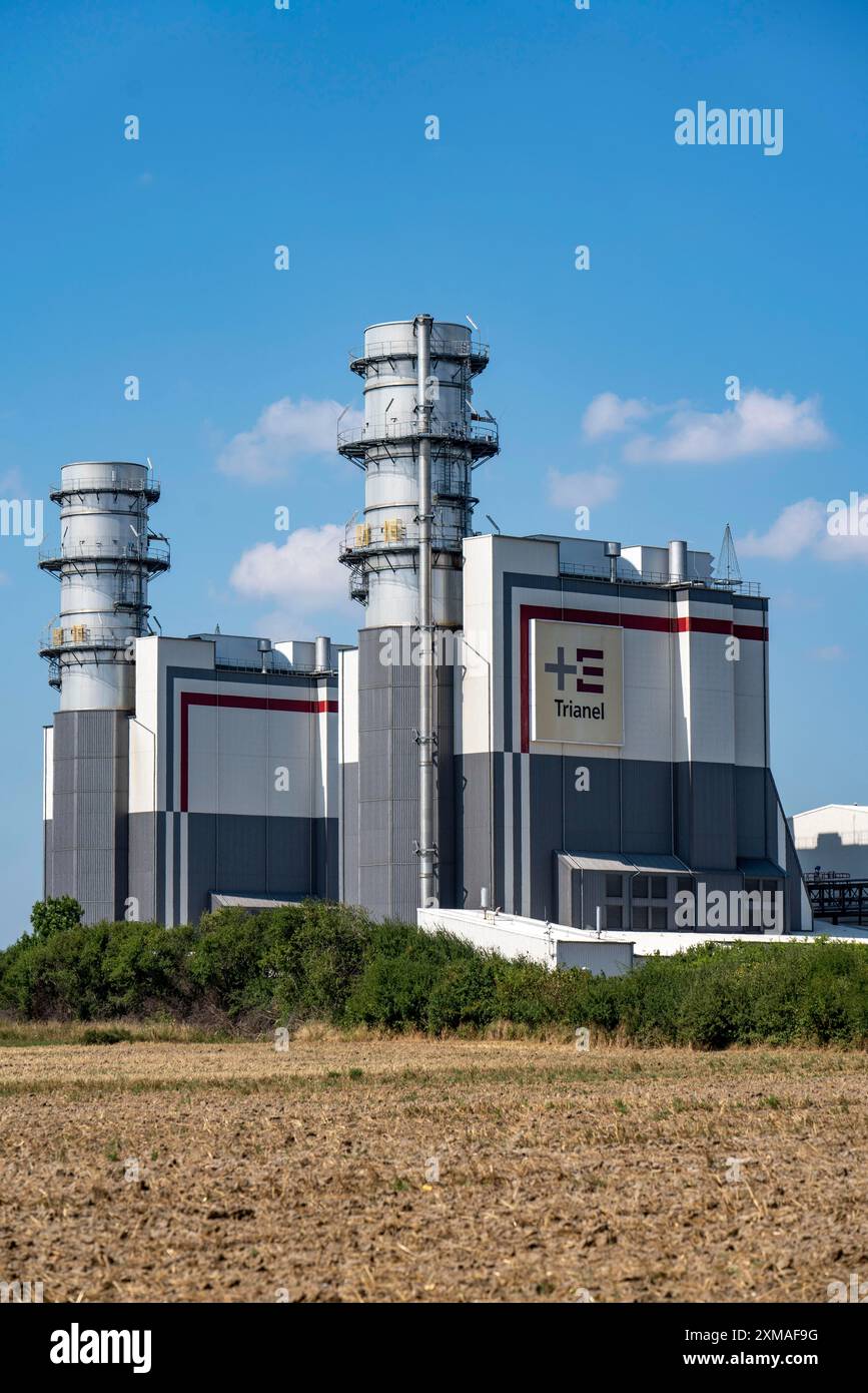 Trianel Hamm-Uentrop combined-cycle gas and steam power plant, two ...