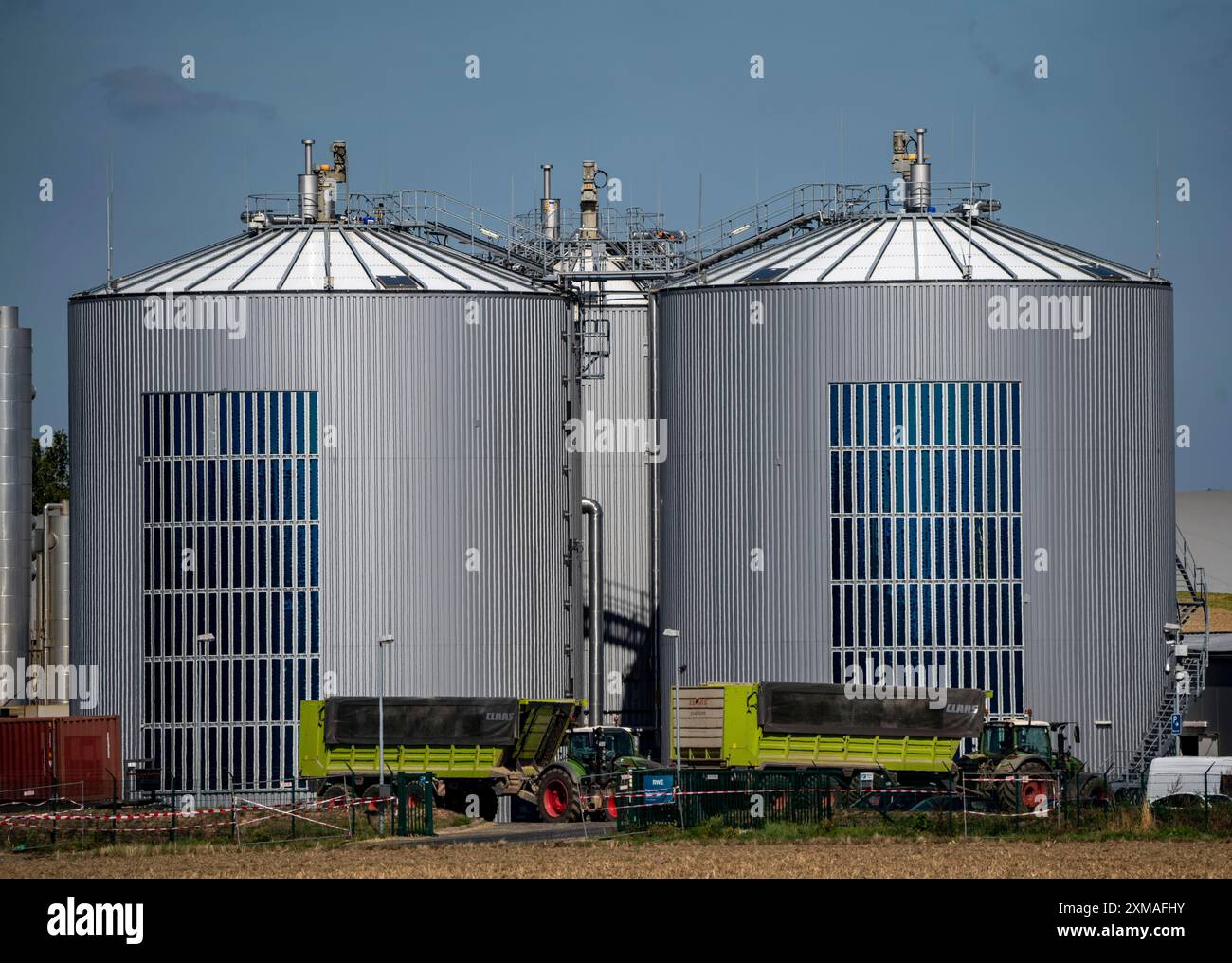 RWE biogas plant Bergheim-Paffendorf, where crops from regional ...