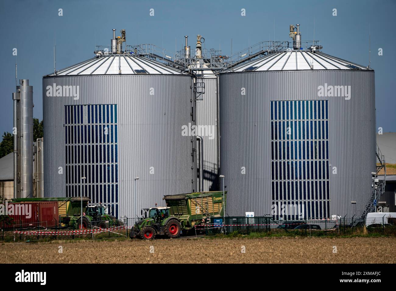 RWE biogas plant Bergheim-Paffendorf, where crops from regional ...