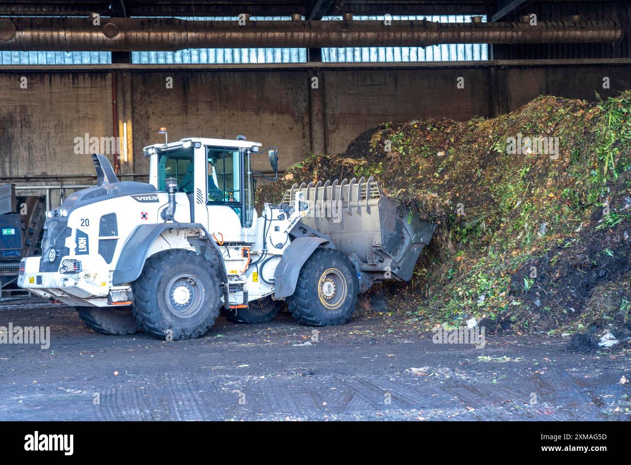 Biowaste storage, Reterra biogas plant, biowaste, green waste and the ...