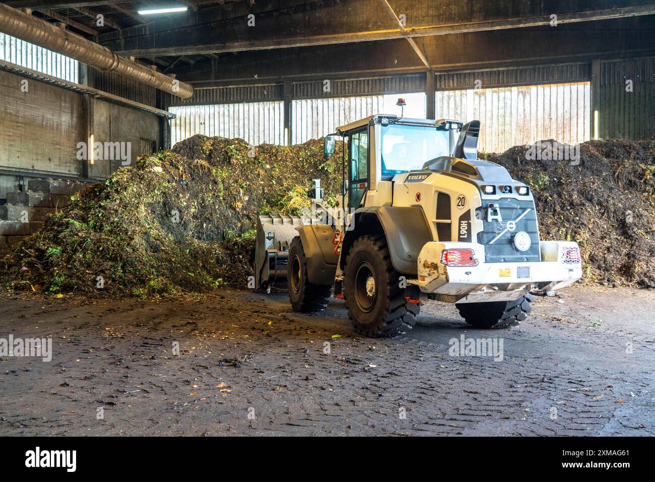 Biowaste storage, Reterra biogas plant, biowaste, green waste and the ...