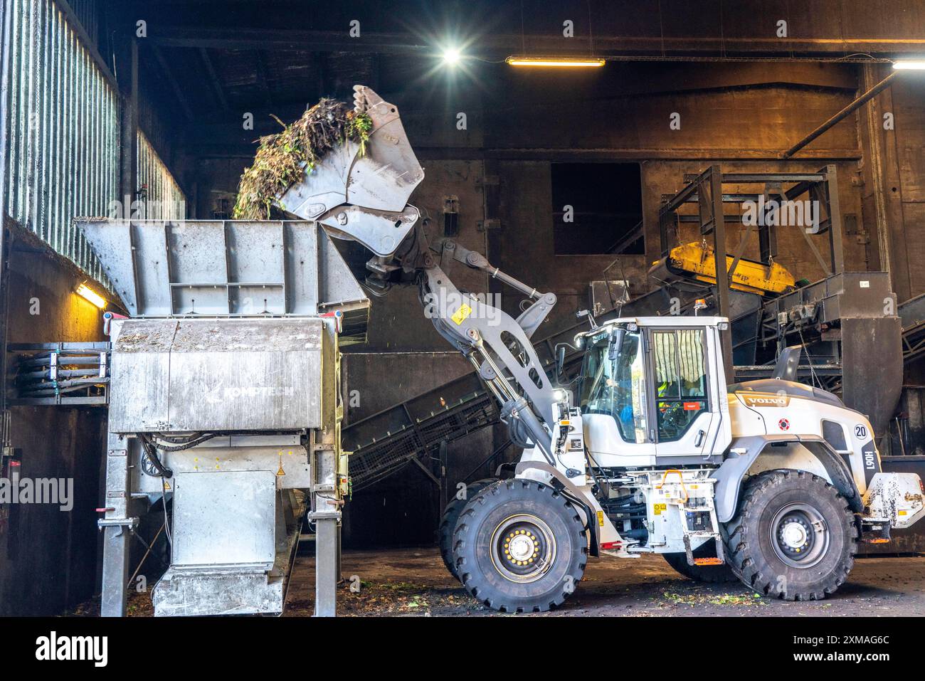 Biowaste storage, Reterra biogas plant, biowaste, green waste and the ...