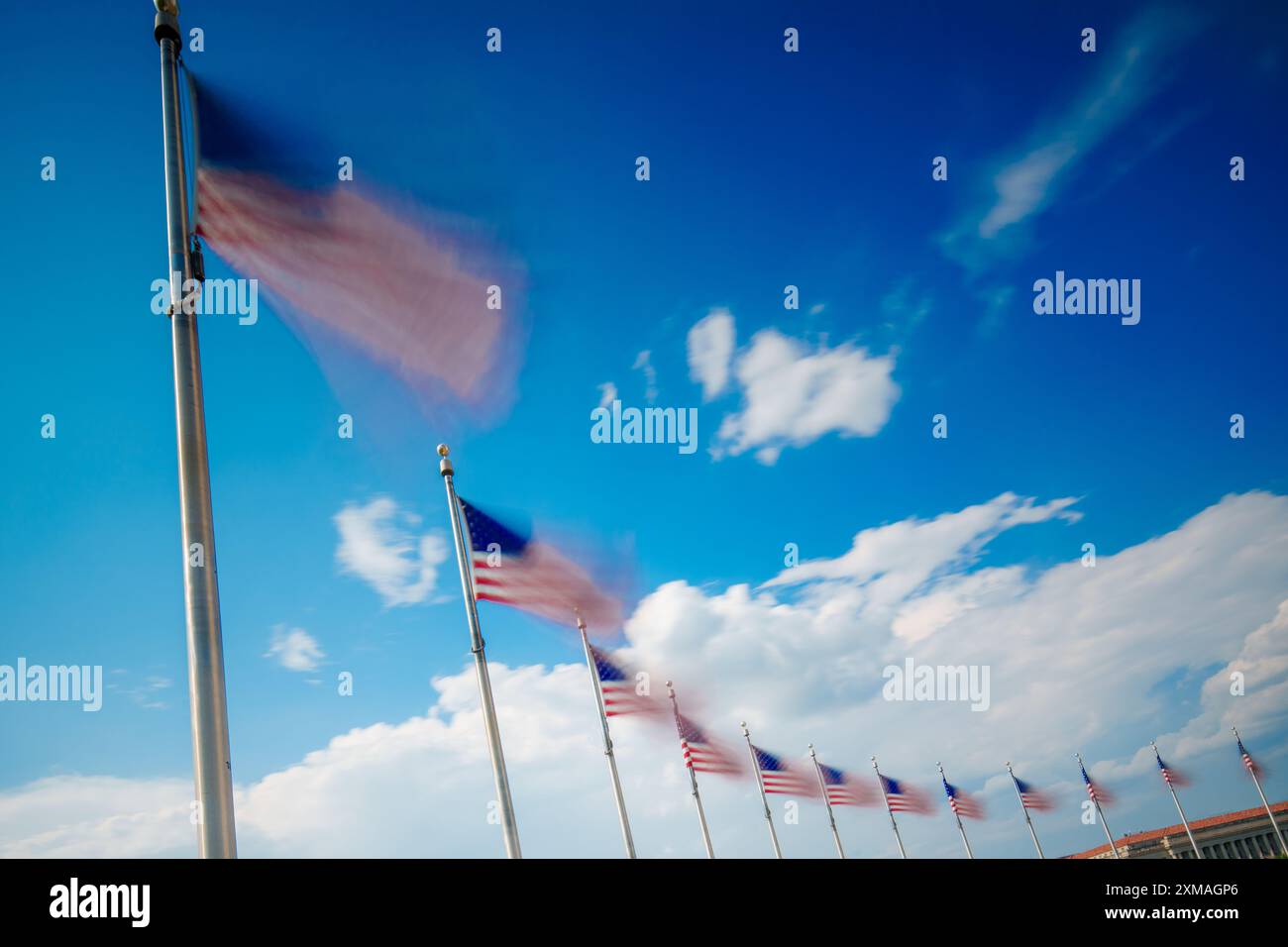 Long row of flags hi-res stock photography and images - Alamy
