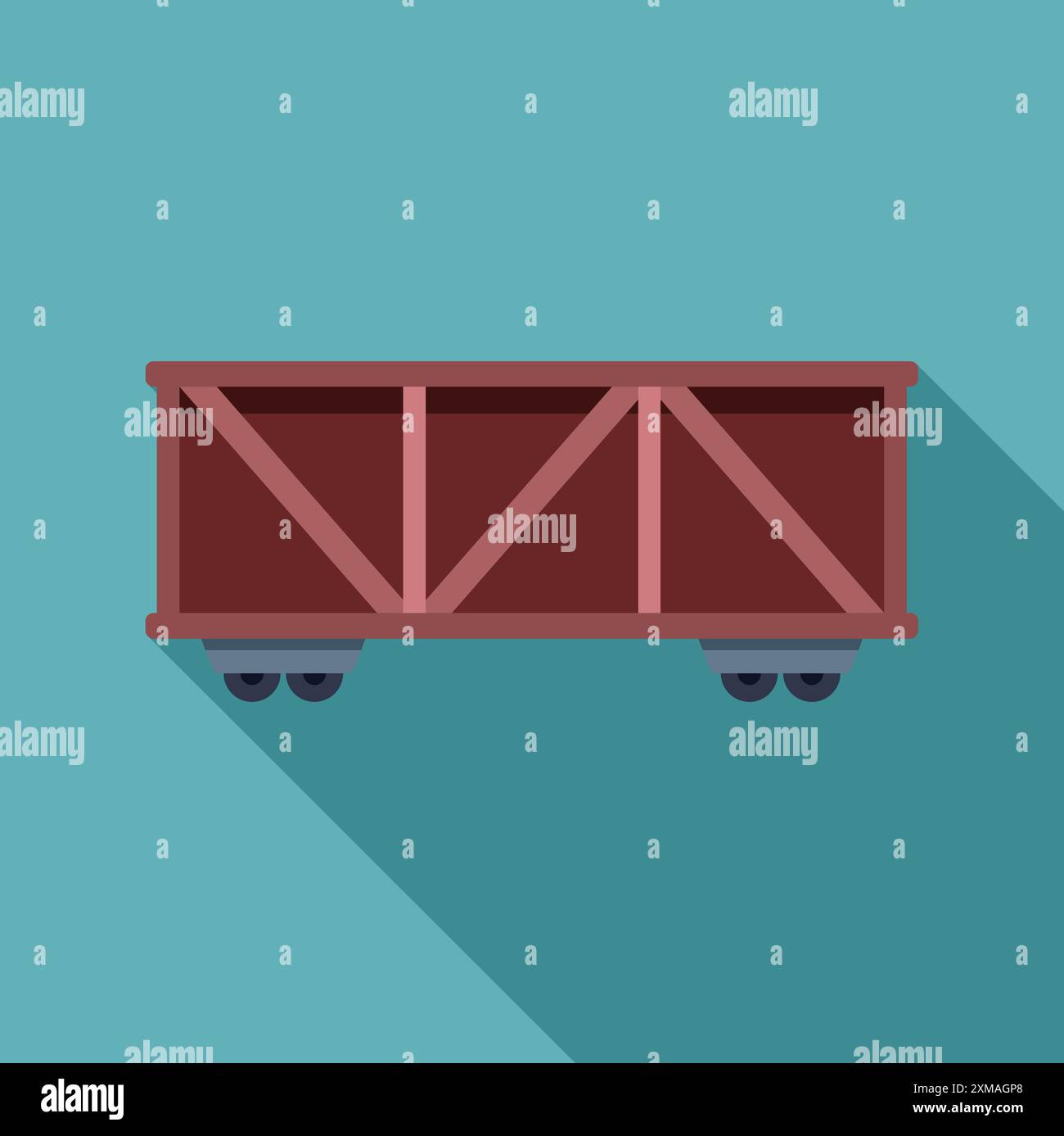 Railroad car loading Stock Vector Images - Alamy