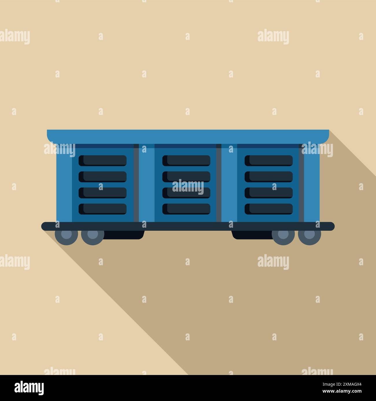 Wagon carrying cargo Stock Vector Images - Alamy
