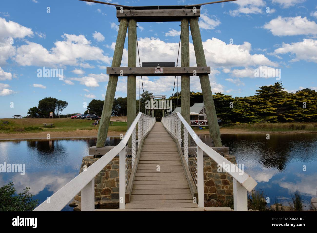 Spanning across the Erskine River, the Swing Bridge grants pedestrian ...