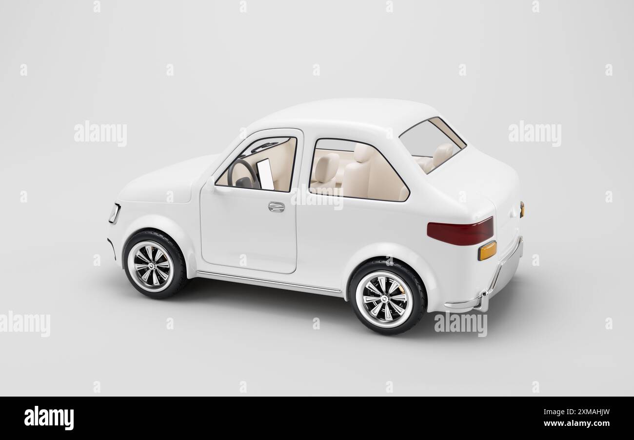 Realistic 3D style automobile car, 3d rendering. 3D illustration Stock ...