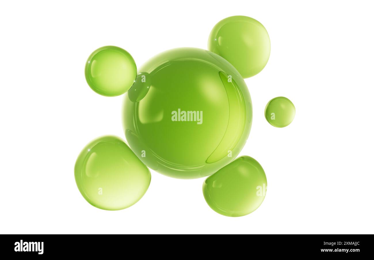 Green and bubbles hi-res stock photography and images - Alamy