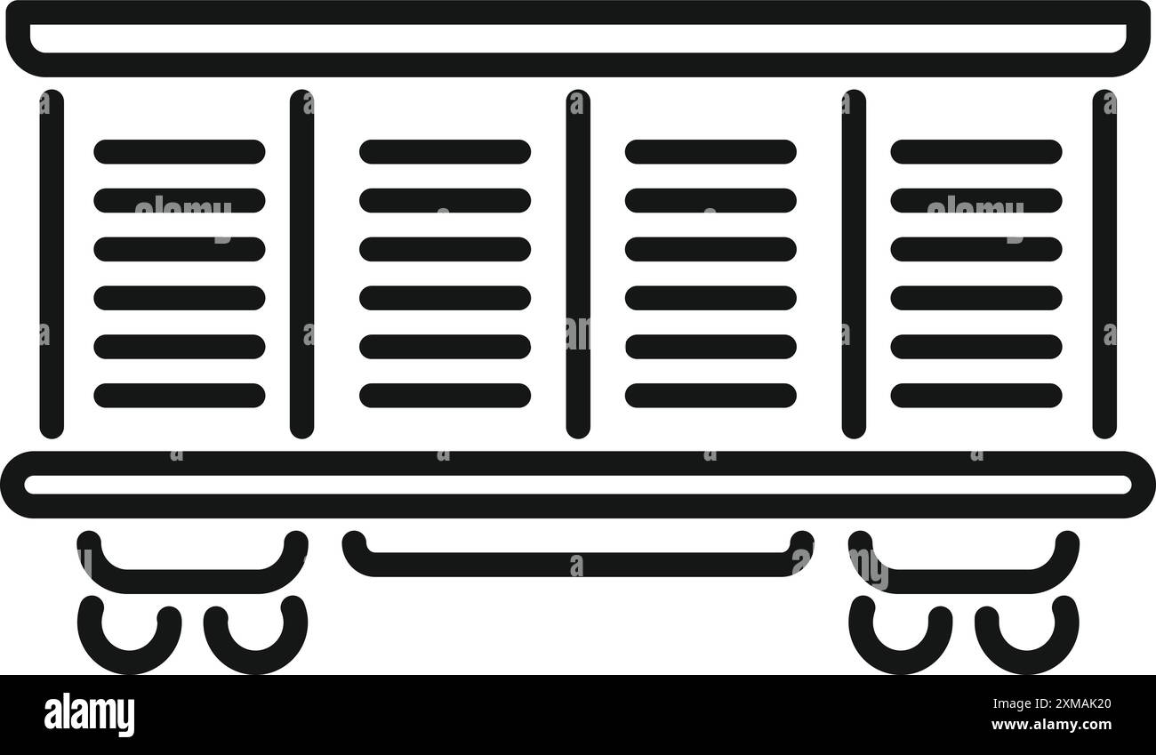 Freight train wagon delivering goods across country on railroad tracks ... Freight train wagon delivering goods across country on railroad tracks ...