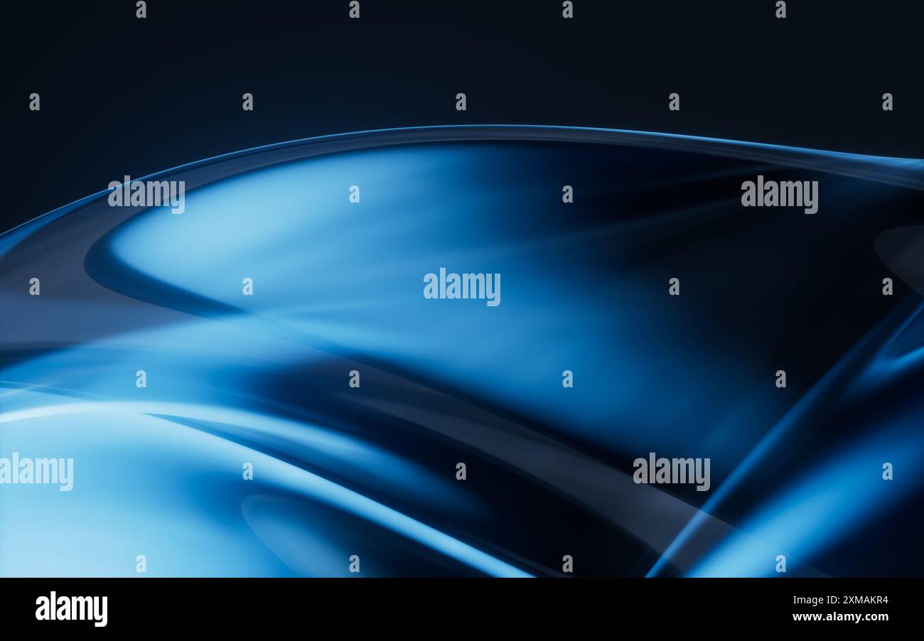 Dark transparent glass curves background hi-res stock photography and images - Alamy