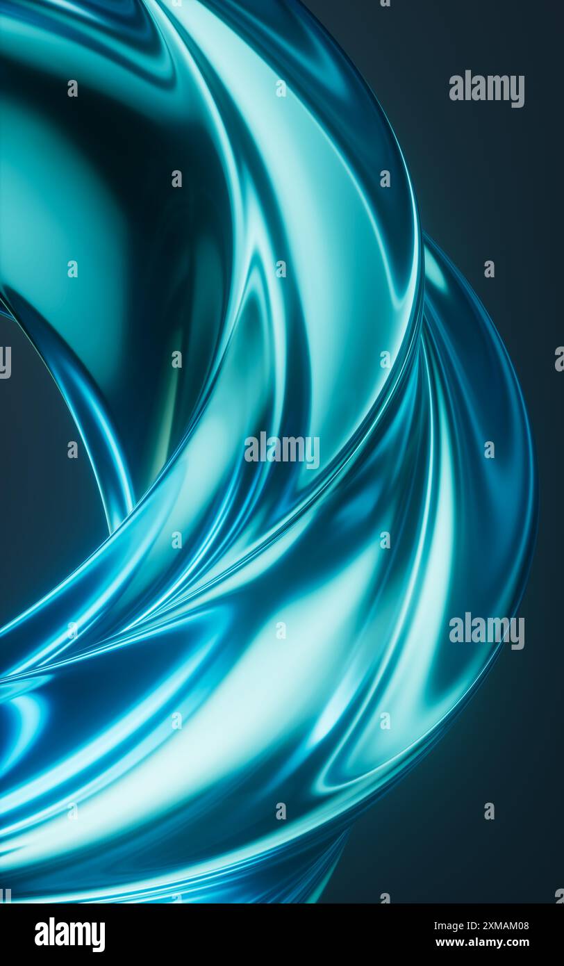 Dark transparent glass curves background hi-res stock photography and images - Alamy