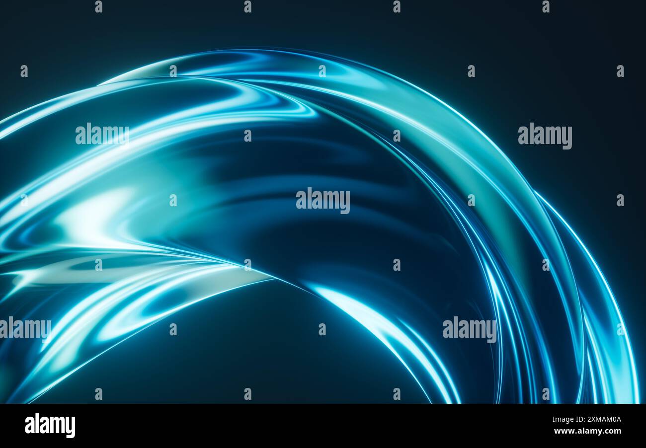 Dark transparent glass curves background hi-res stock photography and images - Alamy