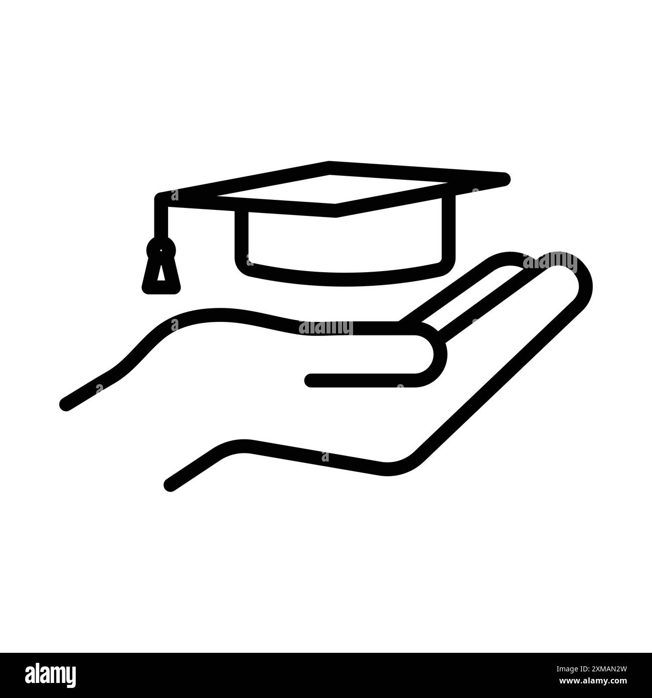 Accessible or free education icon linear logo mark set collection in ...