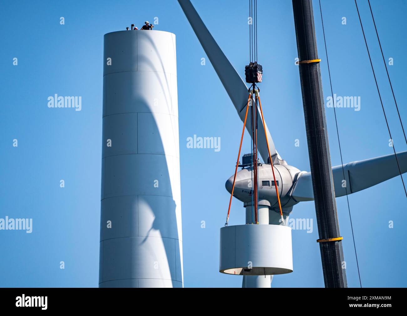 New construction of four Enercon E-160 turbines, repowering of a wind ...