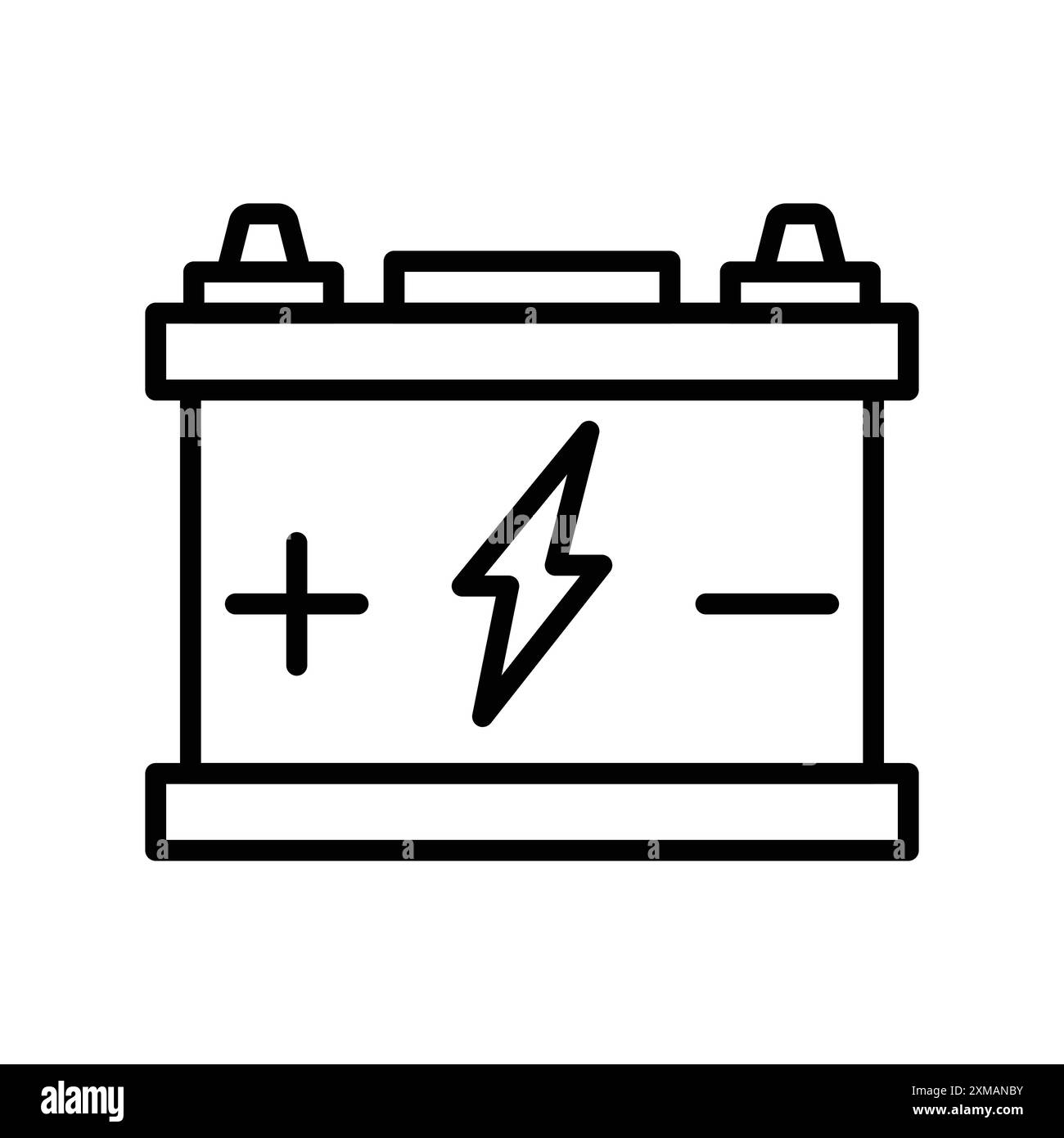 Battery icon logo in Black and White Stock Photos & Images - Alamy