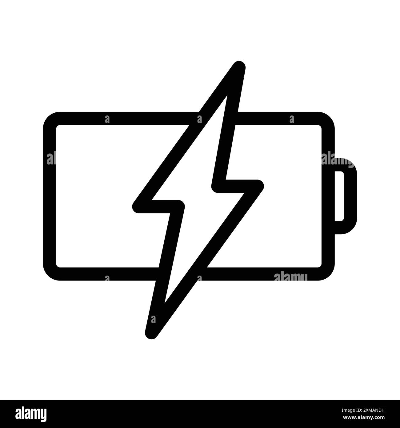 Battery icon logo in Black and White Stock Photos & Images - Alamy