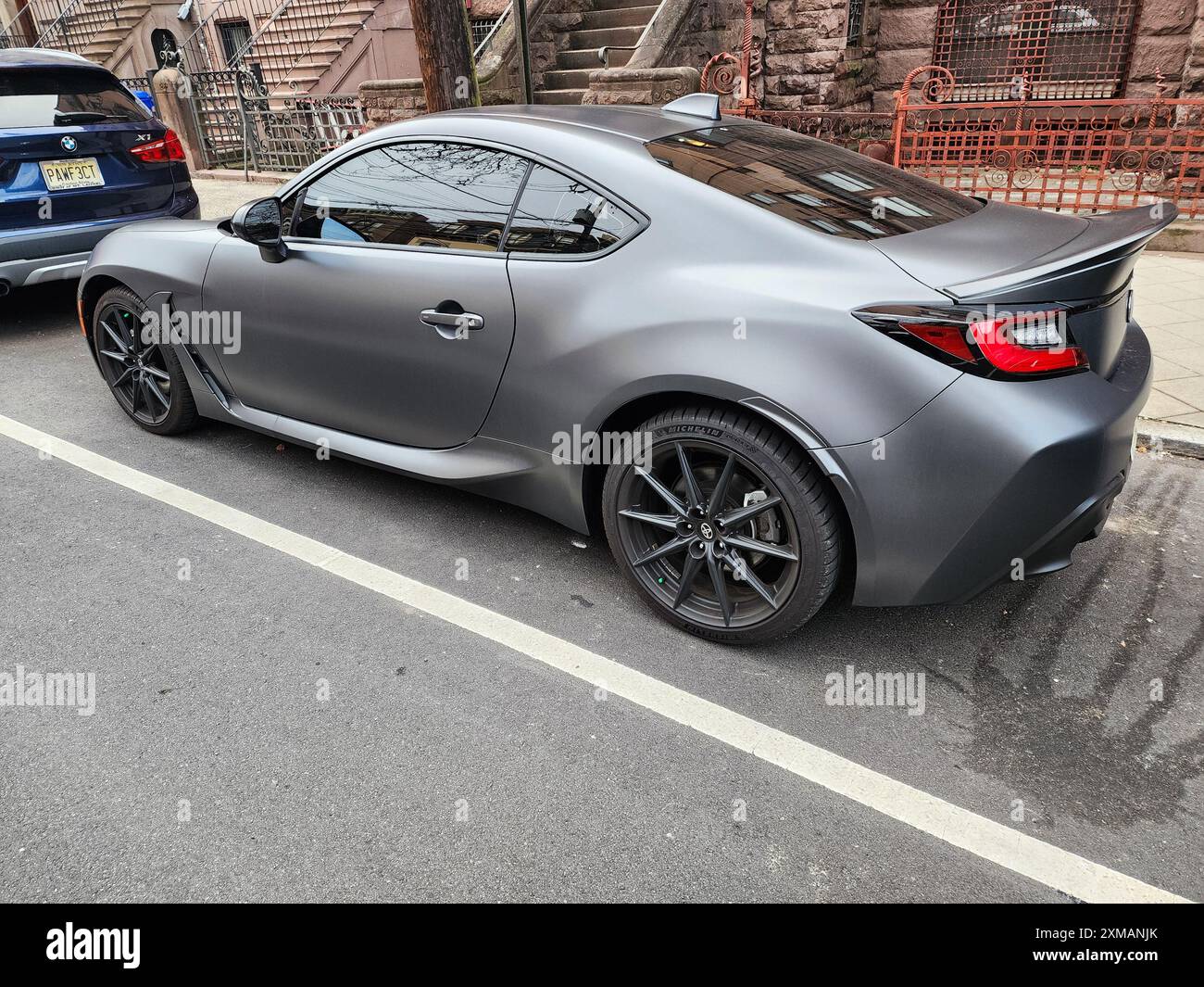 New York City, USA - February 10, 2024: 2022 Toyota GR86 Premium luxury ...