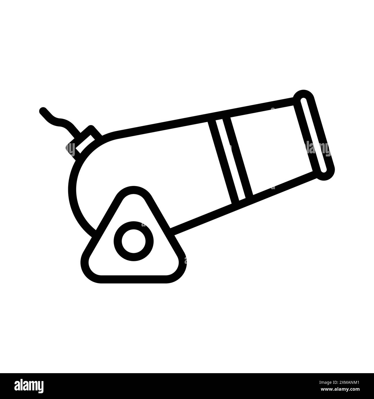 Cannon icon linear logo mark set collection in black and white for web Stock Vector Image & Art ...