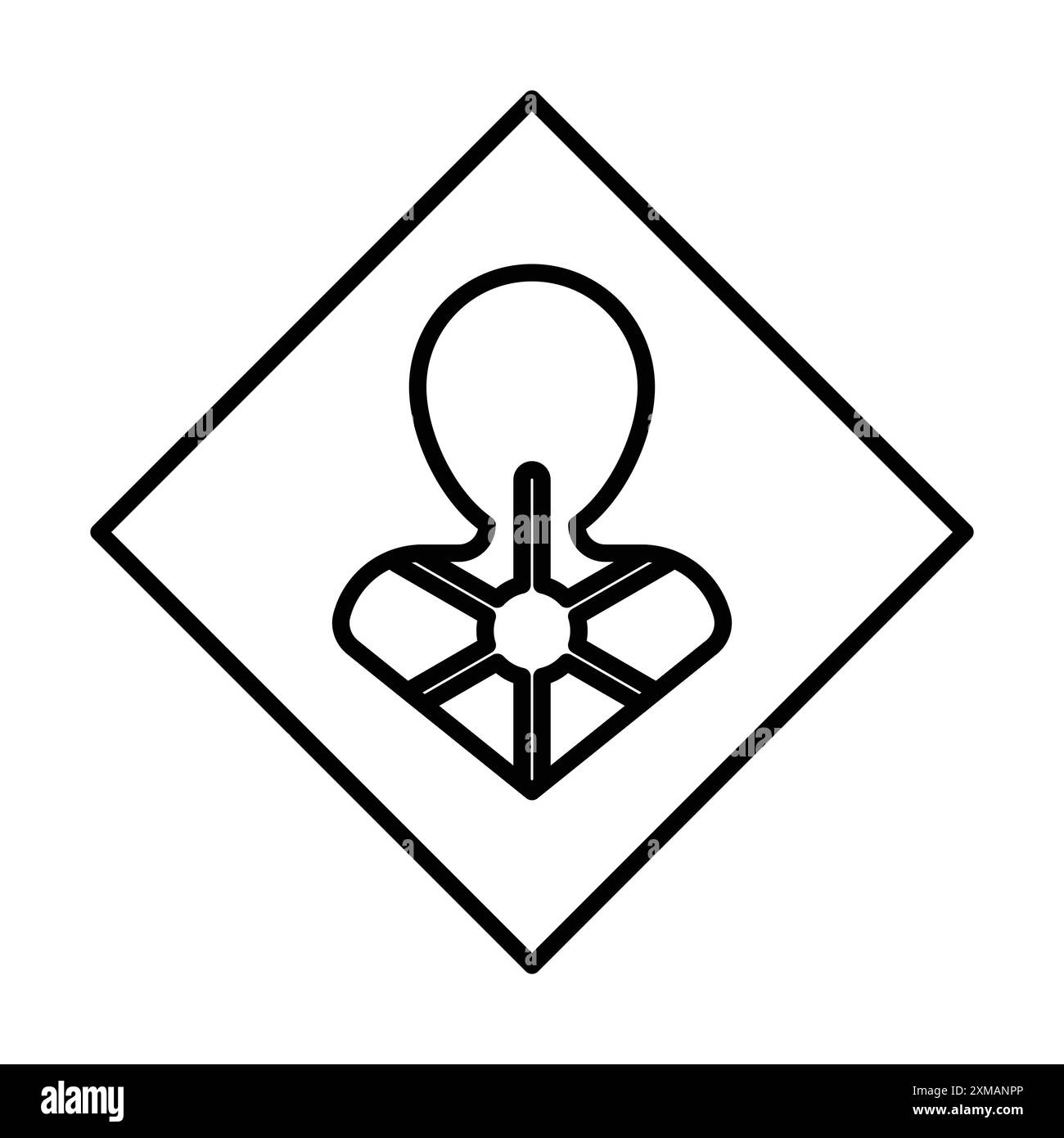 Carcinogen Icon Linear Logo Mark Set Collection In Black And White For Web Stock Vector Image