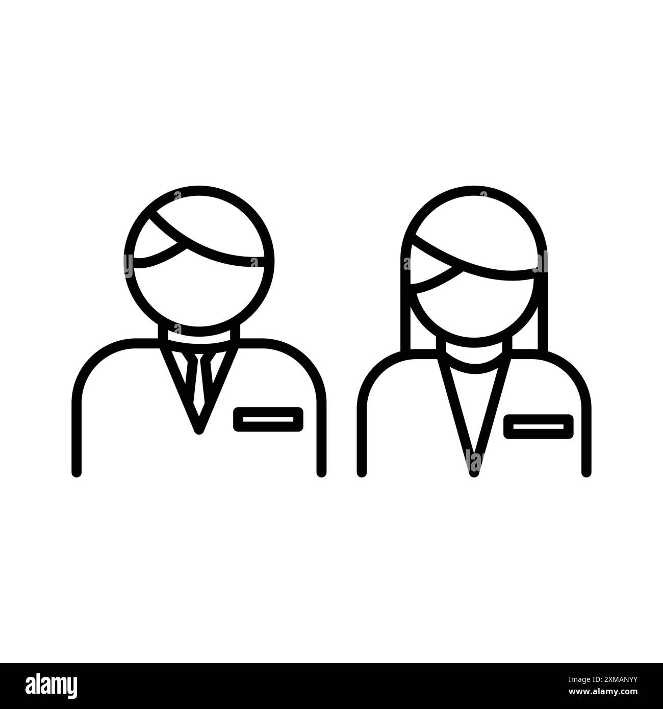 Avatar friends men standing Black and White Stock Photos & Images - Alamy