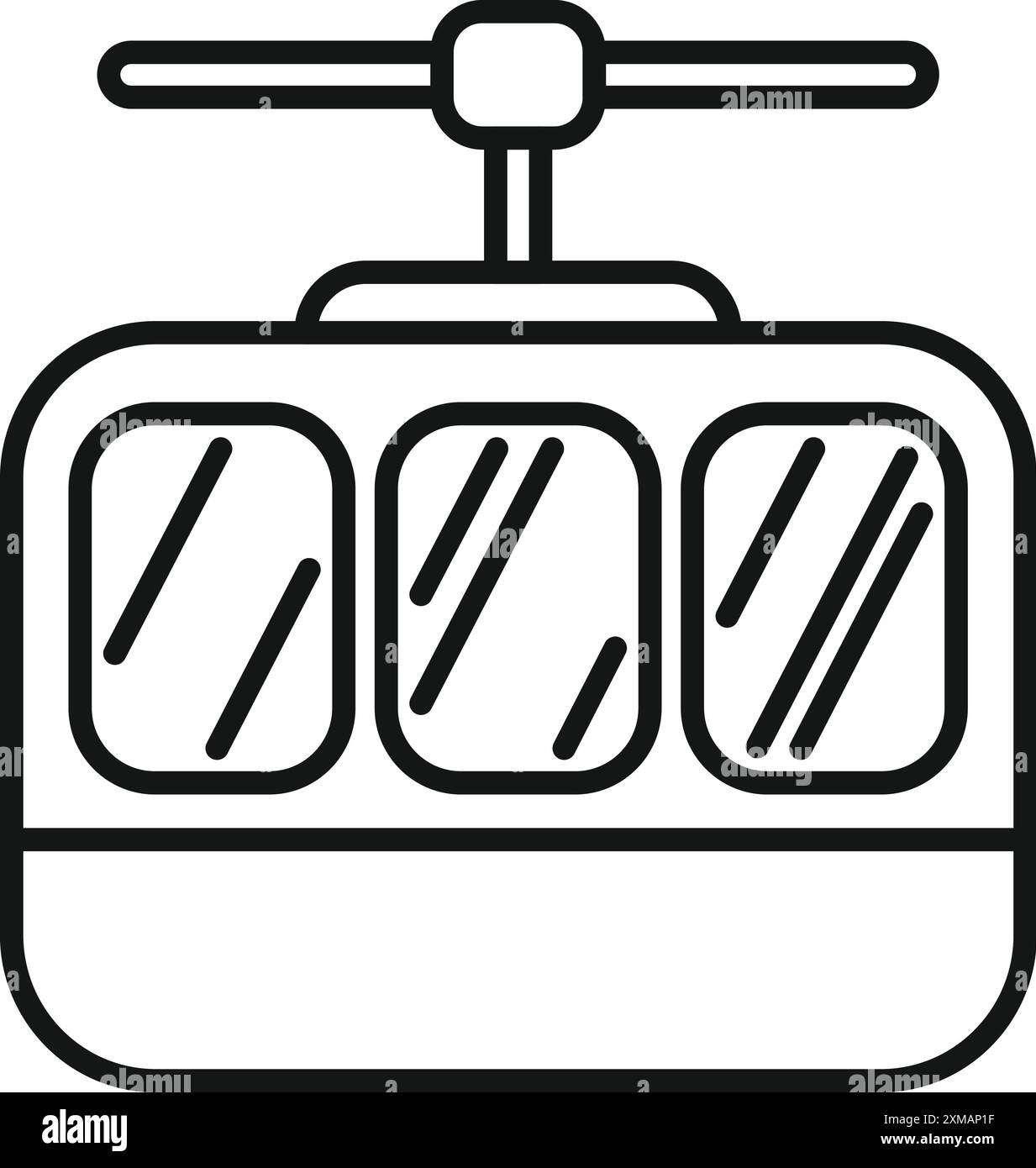 Funicular cable car ride Stock Vector Images - Alamy