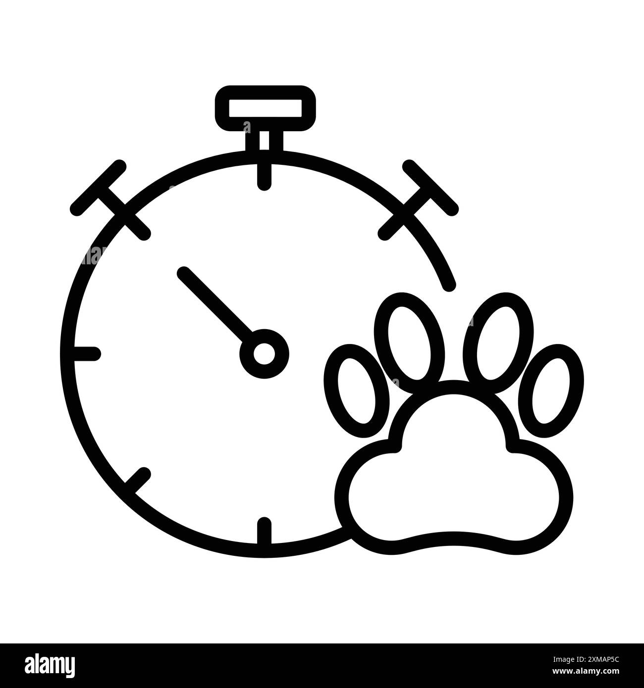 Dog competition icon linear logo mark set collection in black and white ...