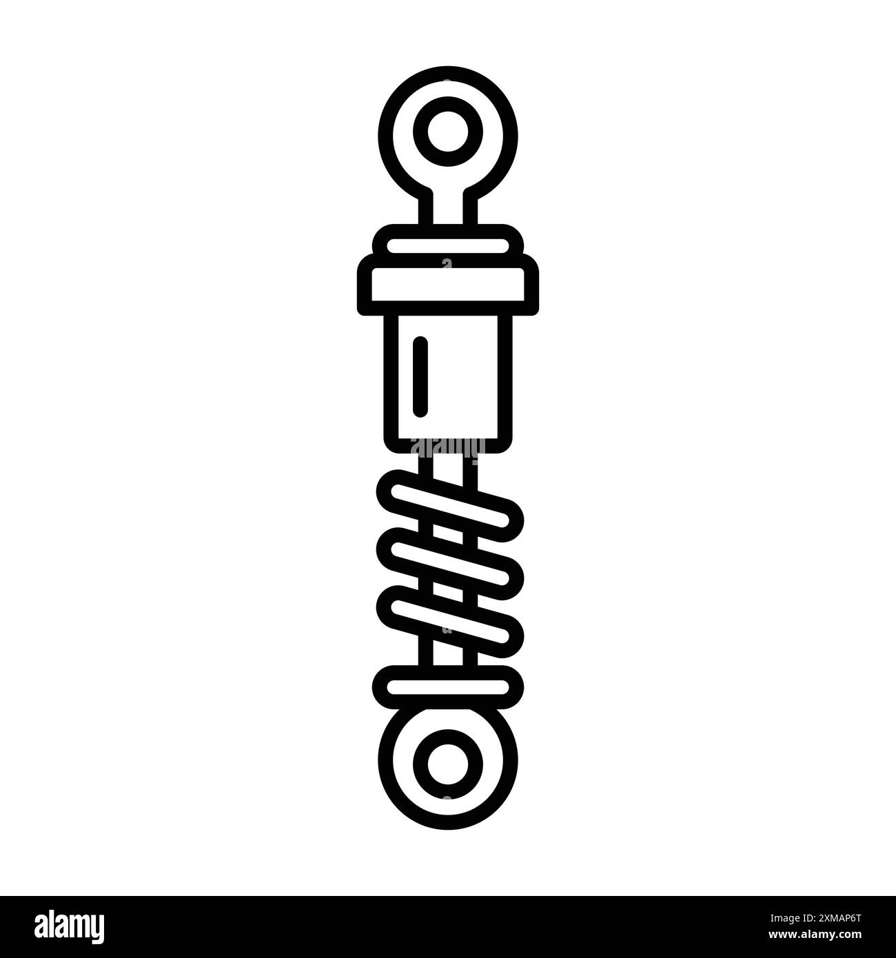 Damper Icon Linear Logo Mark Set Collection In Black And White For Web Stock Vector Image And Art