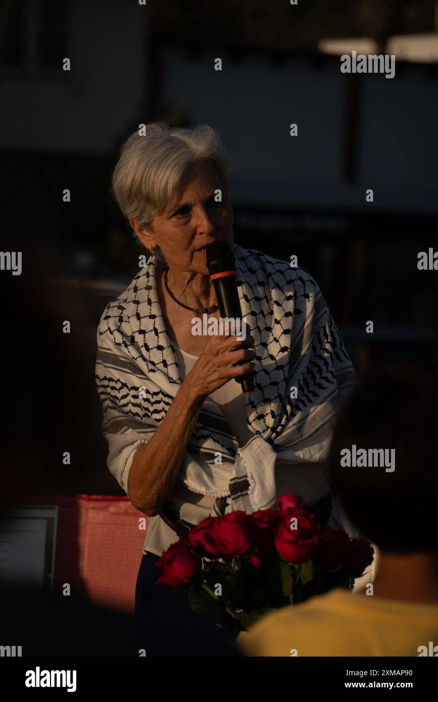 Green Party presidential nominee Dr. Jill Stein visited Laguna Beach ...