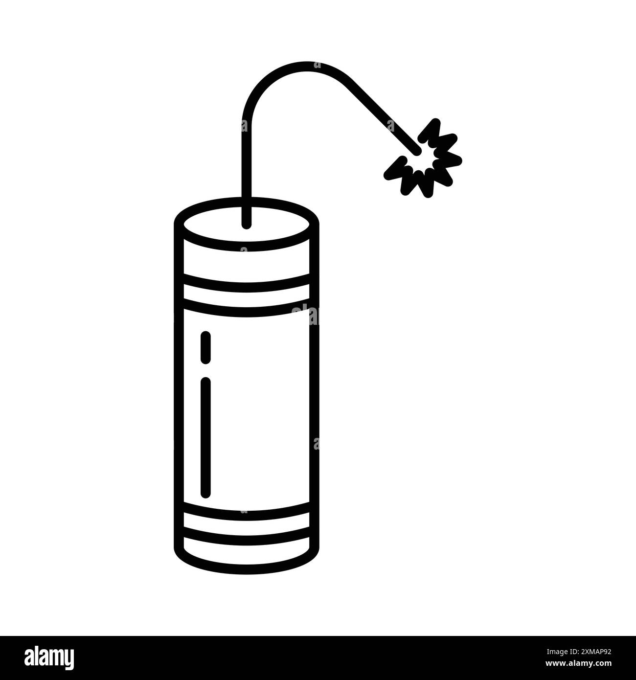 dynamite icon linear logo mark set collection in black and white for ...