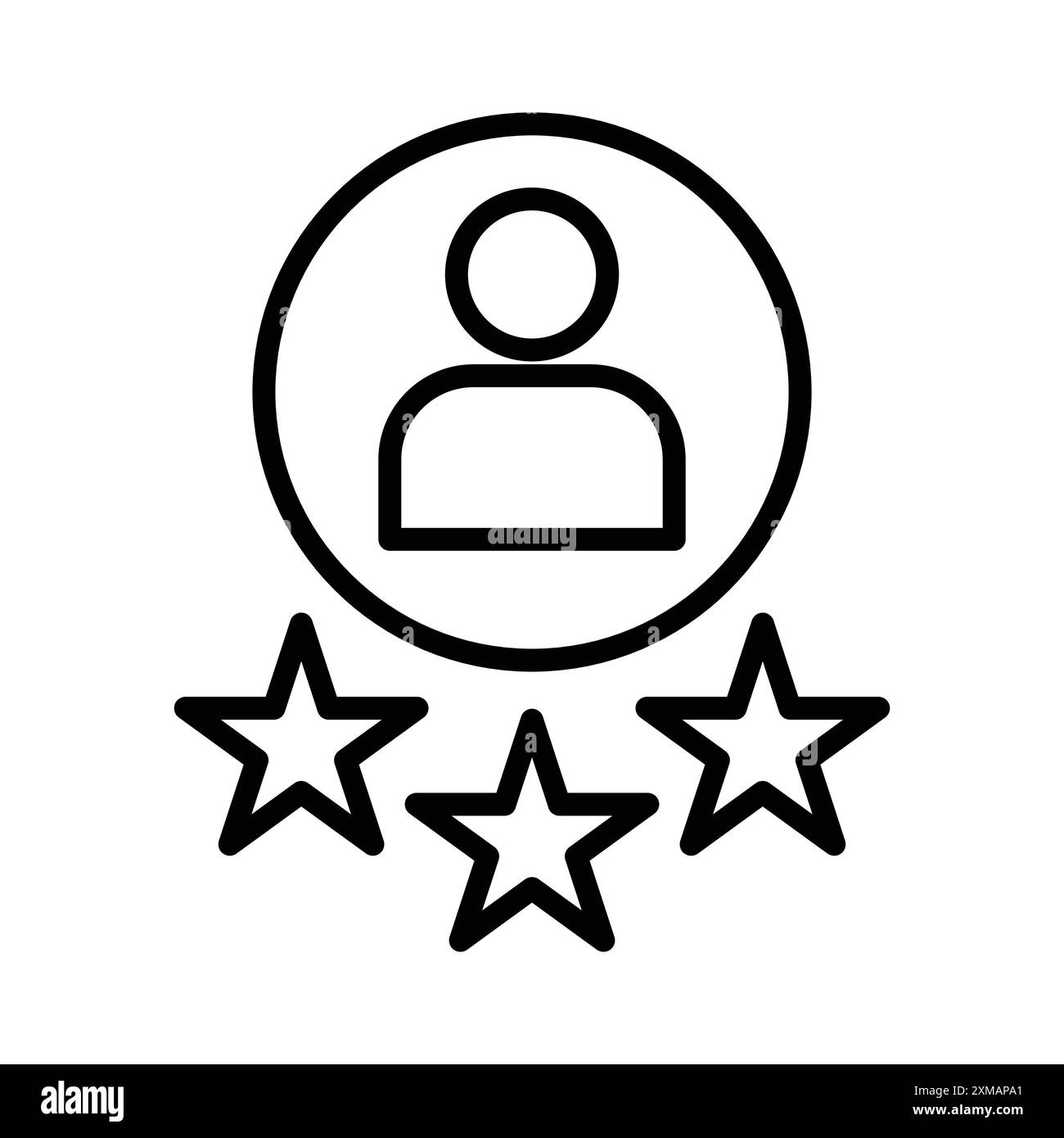 experience icon linear logo mark set collection in black and white for web Stock Vector Image ...