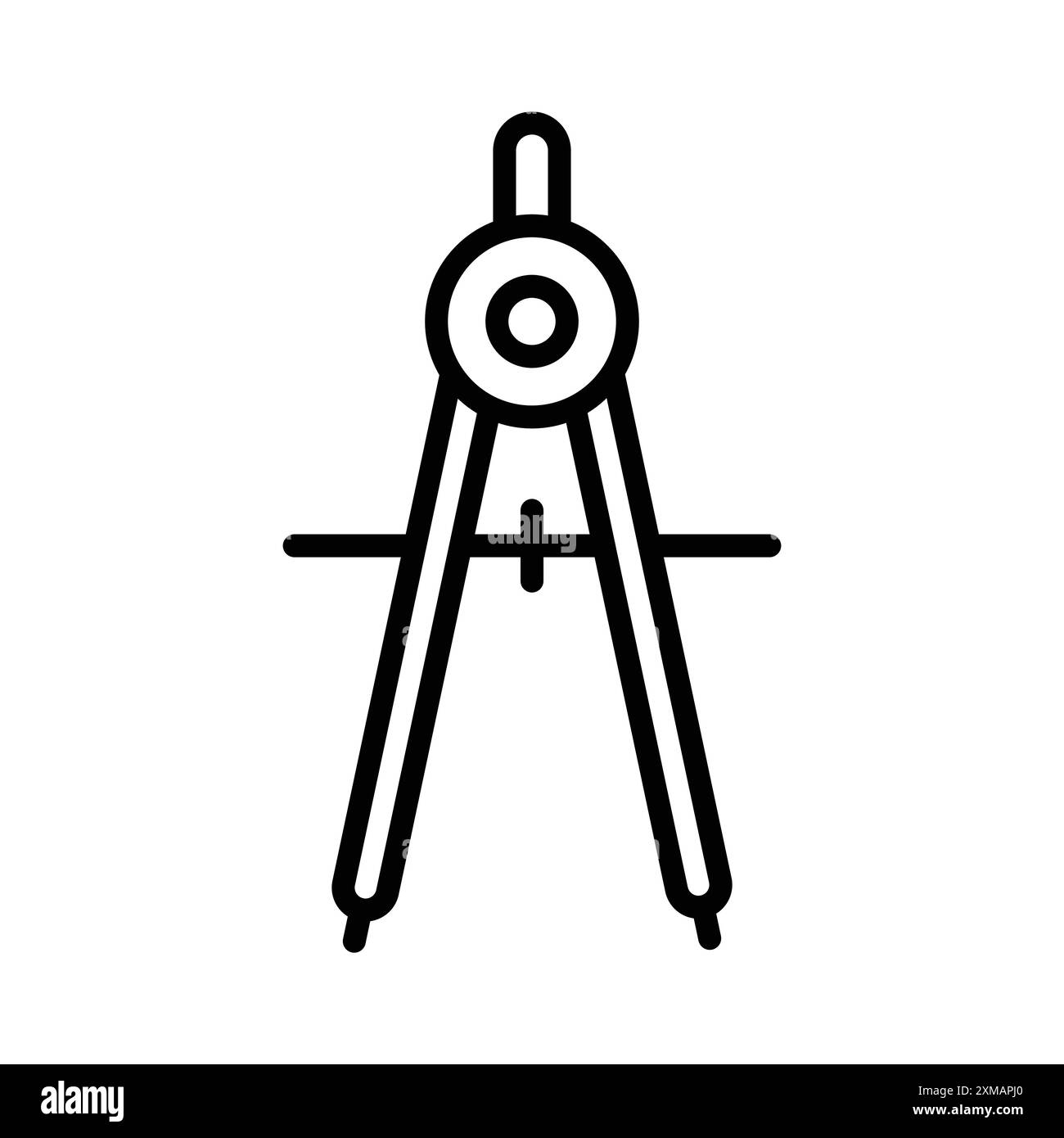 geometric compass icon linear logo mark set collection in black and ...