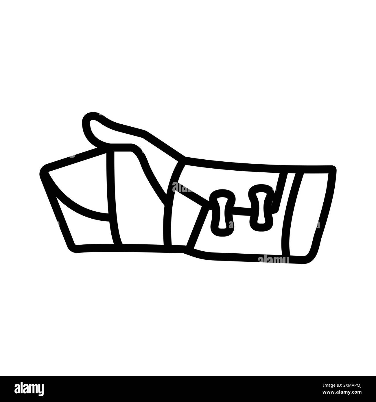 hand accident icon linear logo mark set collection in black and white ...