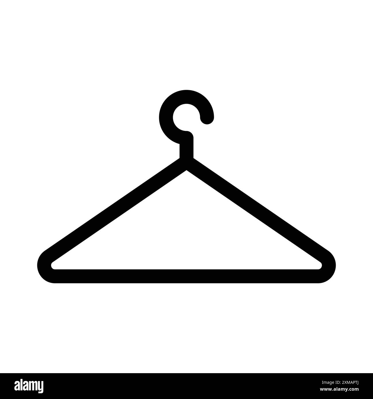 hanger icon linear logo mark set collection in black and white for web ...