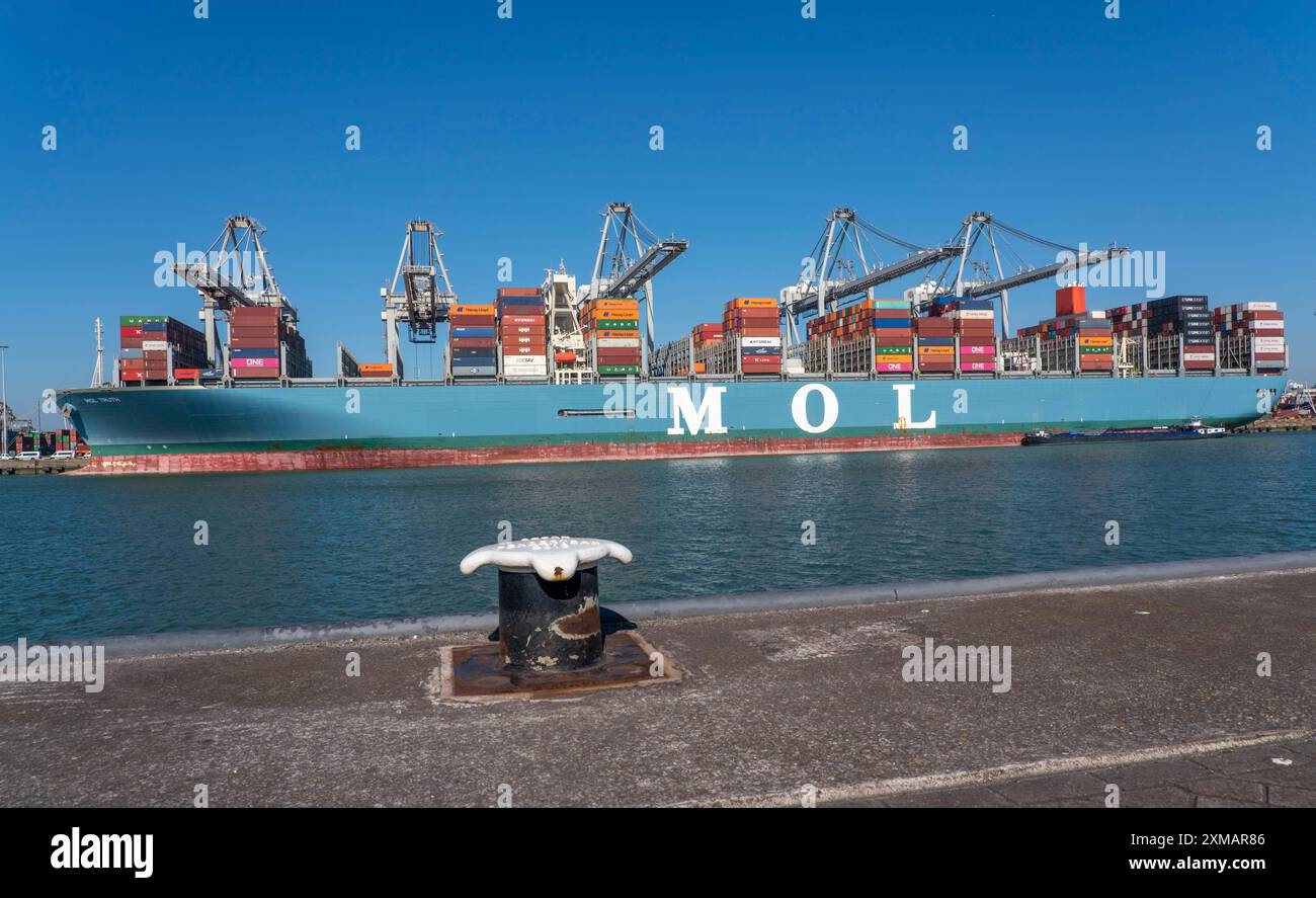The seaport of Rotterdam, Maasvlakte, Hutchinson ECT Delta Terminal ...