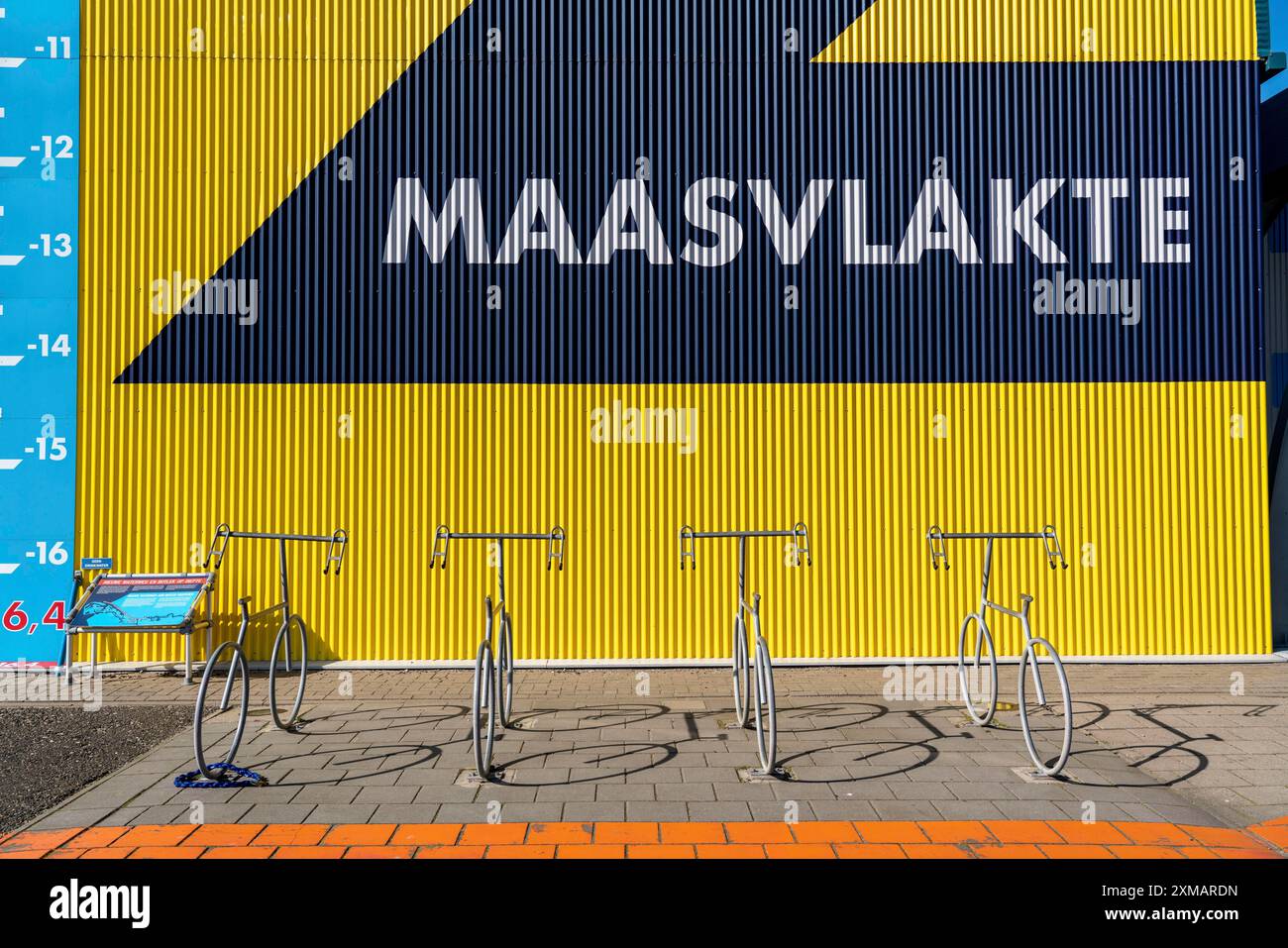 Bicycle stand, in bicycle design, Rotterdam Netherlands Stock Photo - Alamy