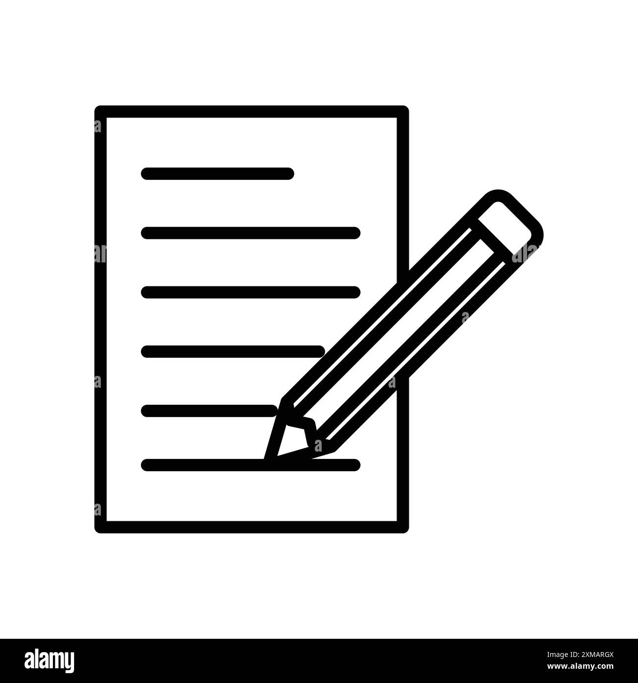 Note icon linear logo mark set collection in black and white for web ...