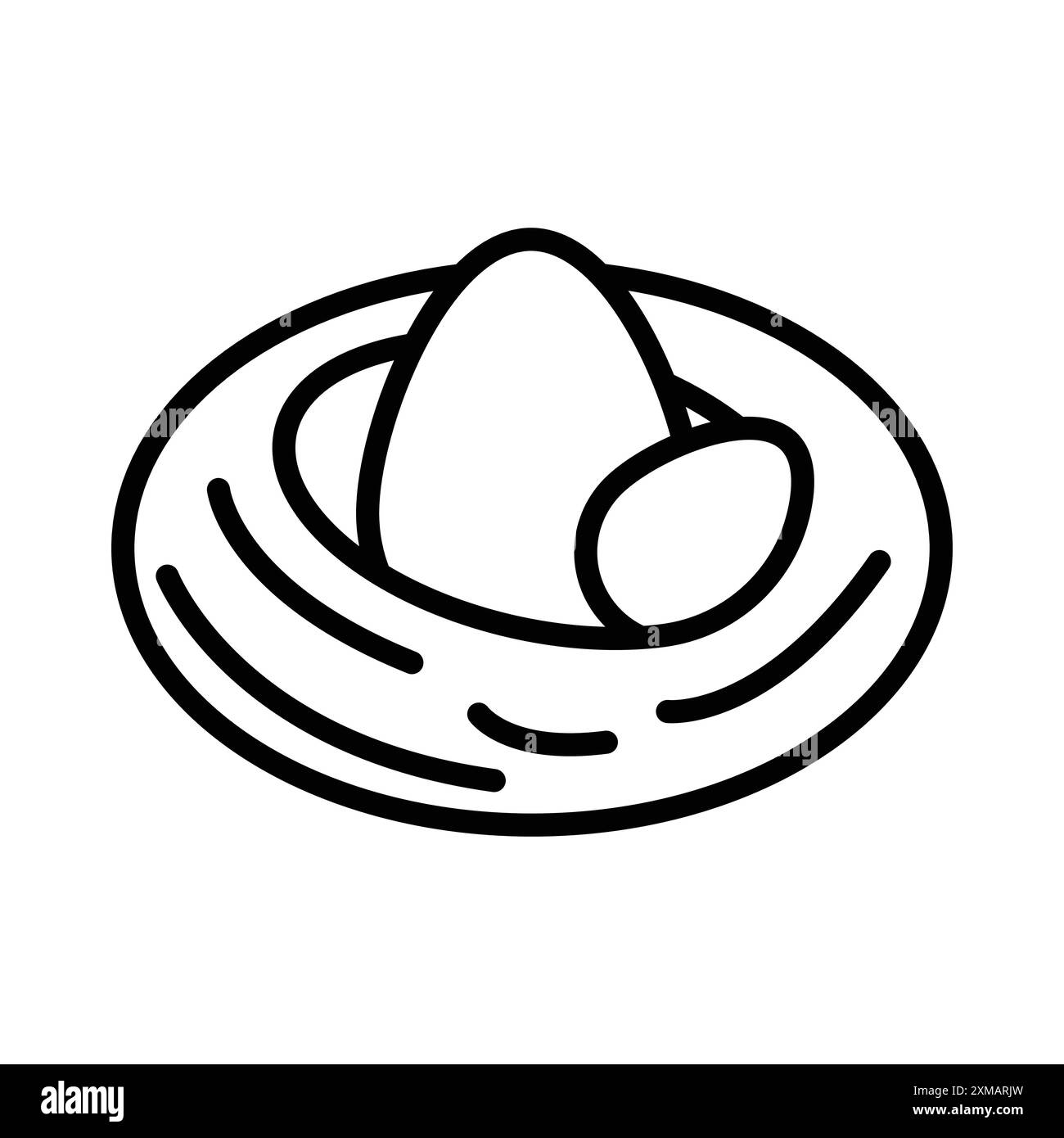 Nest Icon Linear Logo Mark Set Collection In Black And White For Web Stock Vector Image And Art