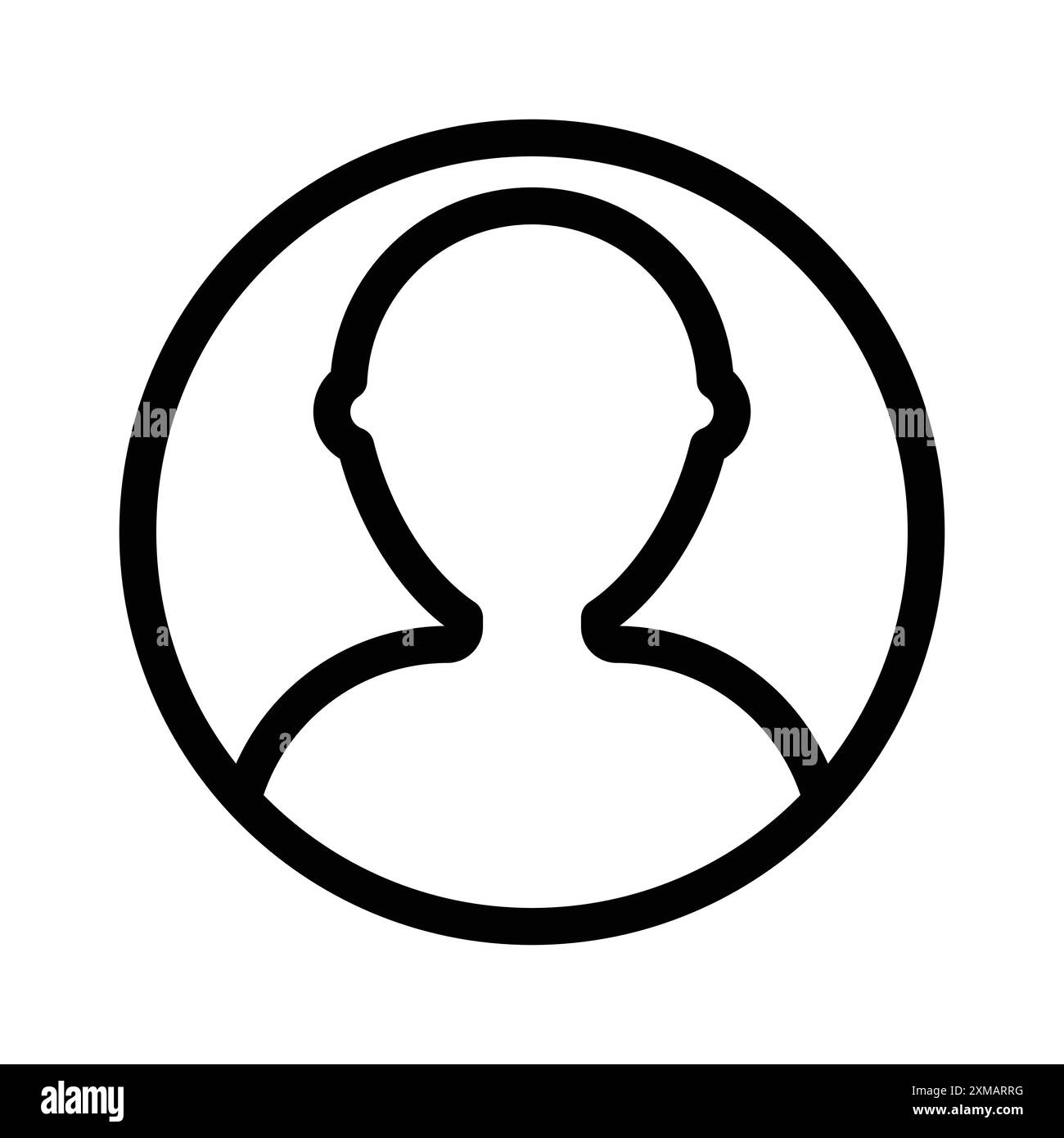 People icon linear logo mark set collection in black and white for web Stock Vector Image & Art ...