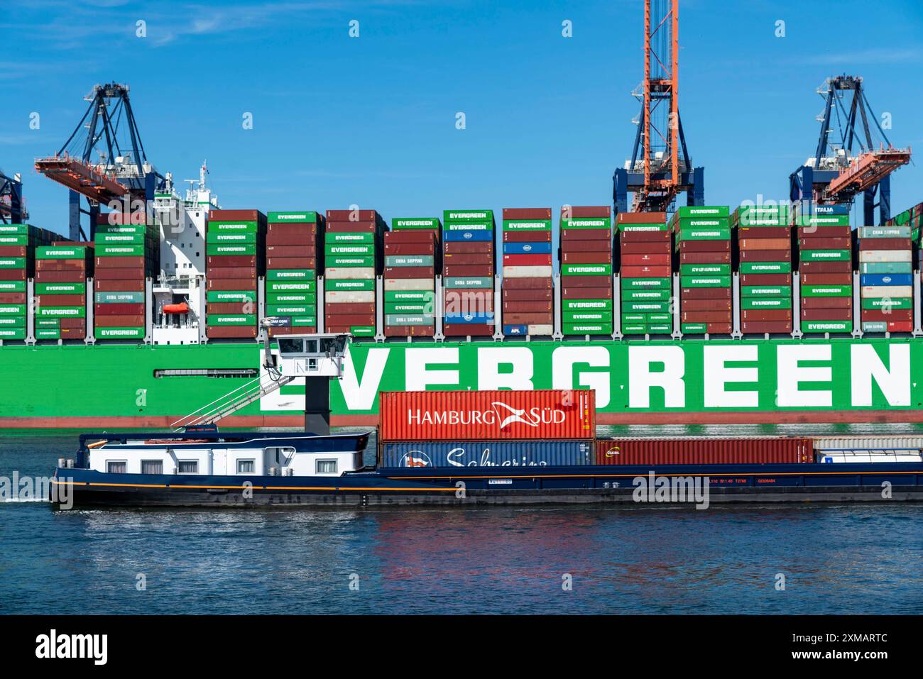 Europoort, Port of Rotterdam, Evergreen Reederei Container ship Ever ...