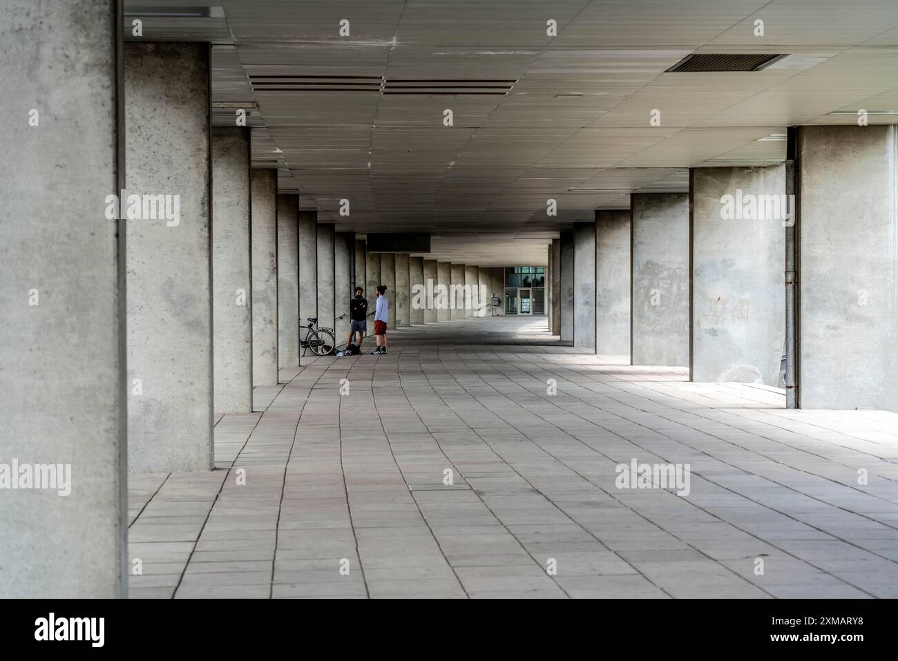 Colonnade under the Netherlands Architecture Institute, at Het Nieuwe ...