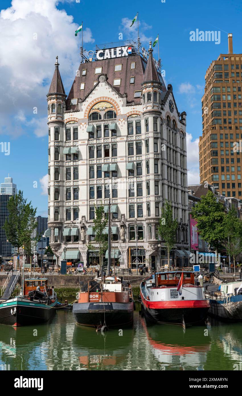 Rotterdam city centre, Oudehaven, historic harbour, The White House ...