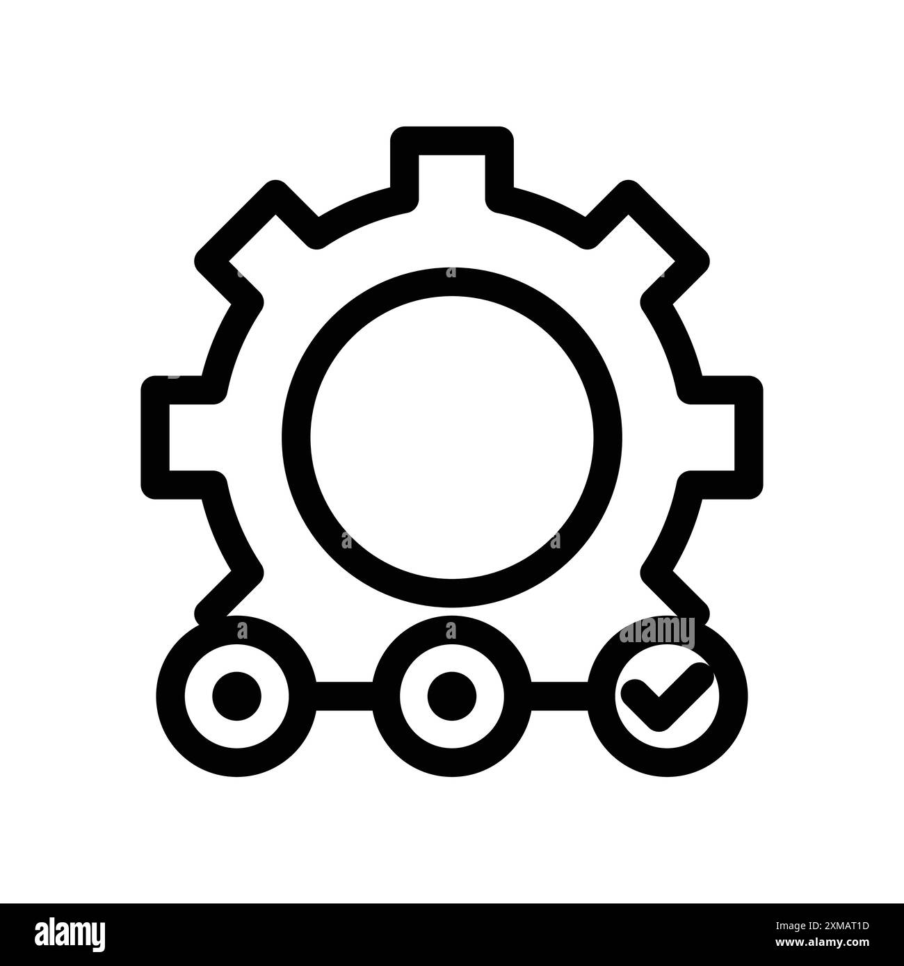 Supply chain icon linear logo mark set collection in black and white ...