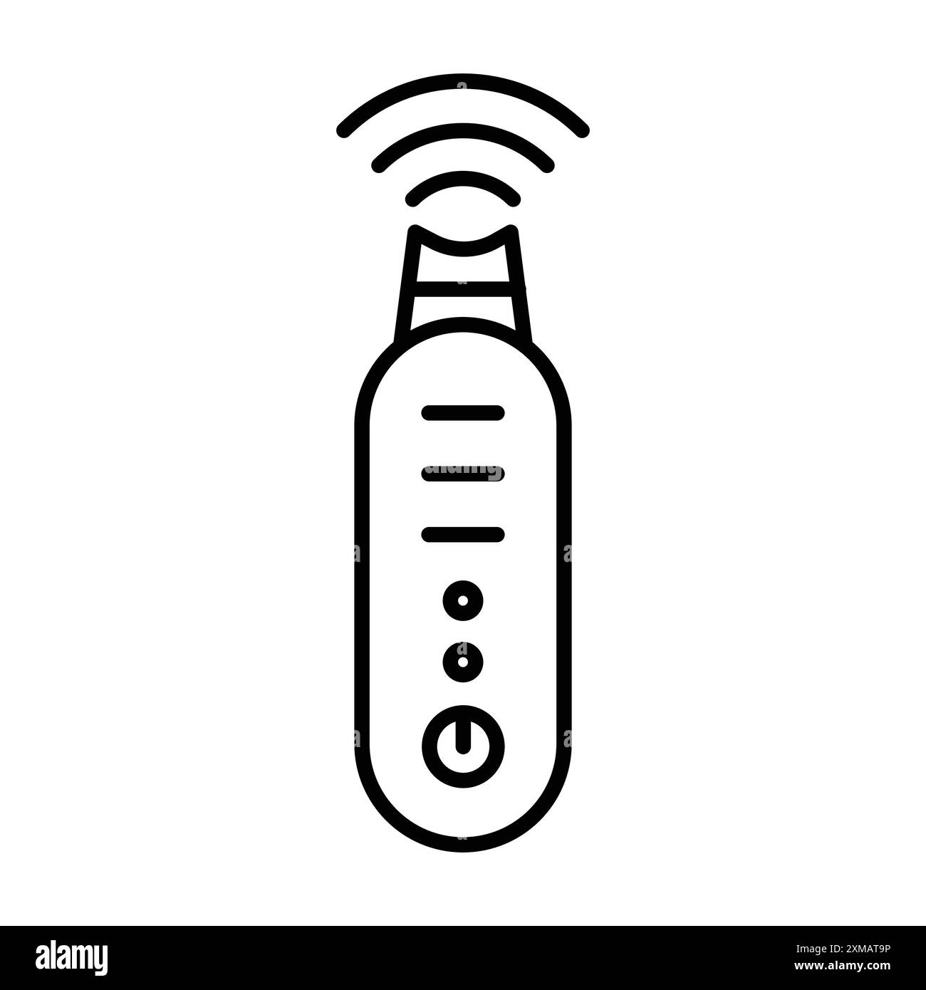 Ultrasonic face skin scrubber icon linear logo mark set collection in ...